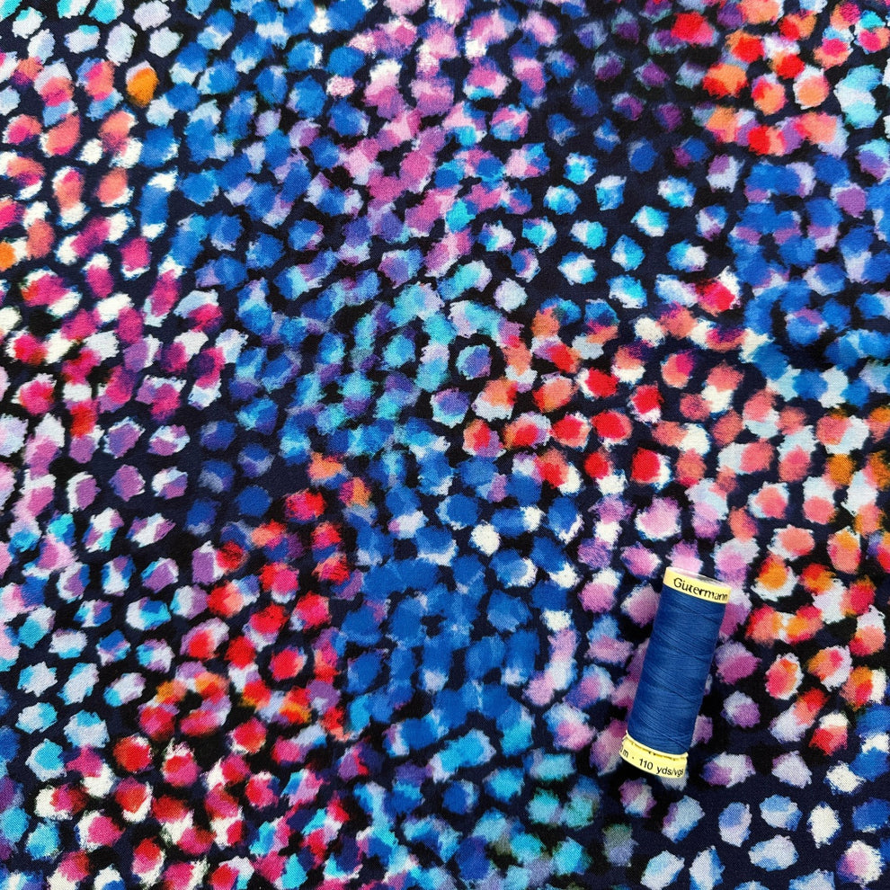 Chroma Blue Rayon Fabric by Rachel Parker - Dashwood Studio – Sew Sew Sew