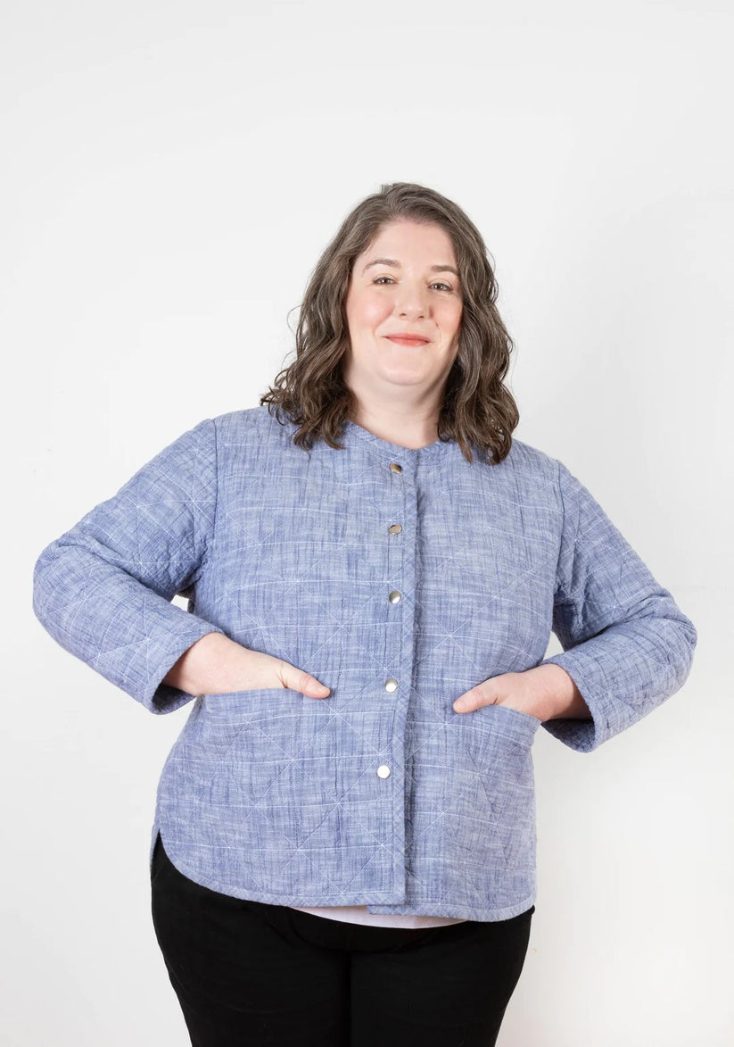 Tamarack Jacket Sewing Pattern (Size 14-30) - Grainline Studio – Sew ...